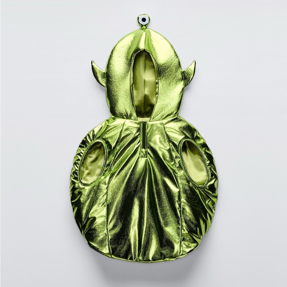 Zara | Costumes | Zara Metallic Green Alien Costume 34 Years | Poshmark